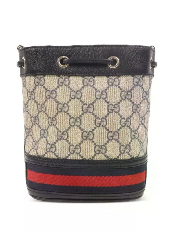Gucci Ophidia Gg Bucket Bag - Blue