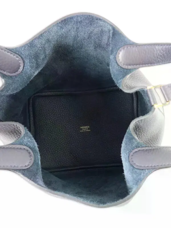 Hermès Pm Picotin Leather Tote Bag - Black