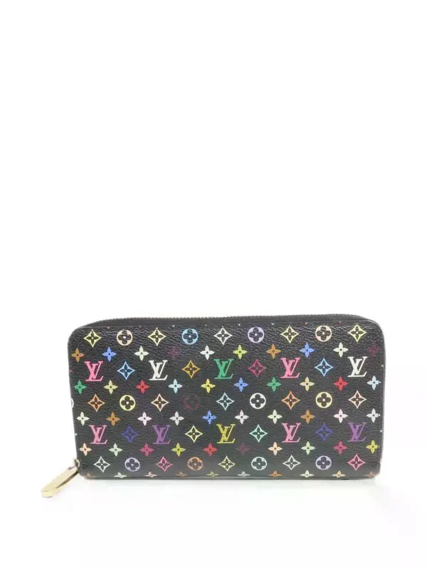 LOUIS VUITTON Zippy Monogram-pattern Wallet - Black