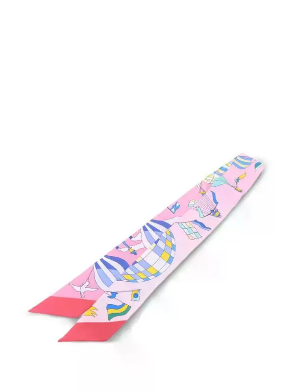 Hermès Silk Scarf - Pink