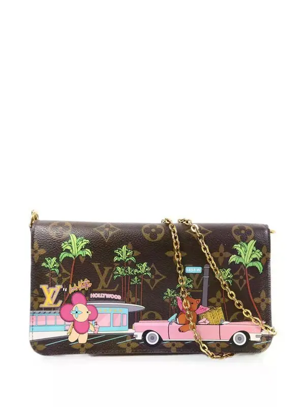 LOUIS VUITTON Hollywood Xmas Felicie Shoulder Bag - Brown