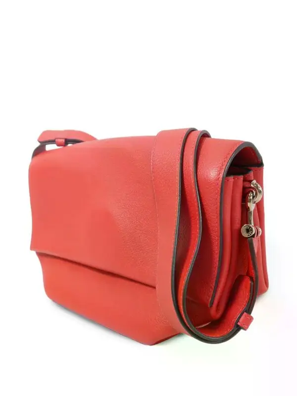 Hermès Opli 24 Leather Shoulder Bag - Red