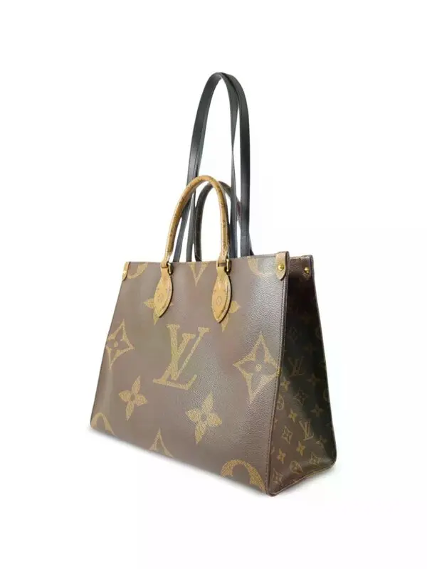 LOUIS VUITTON On The Go Mm Tote Bag - Brown