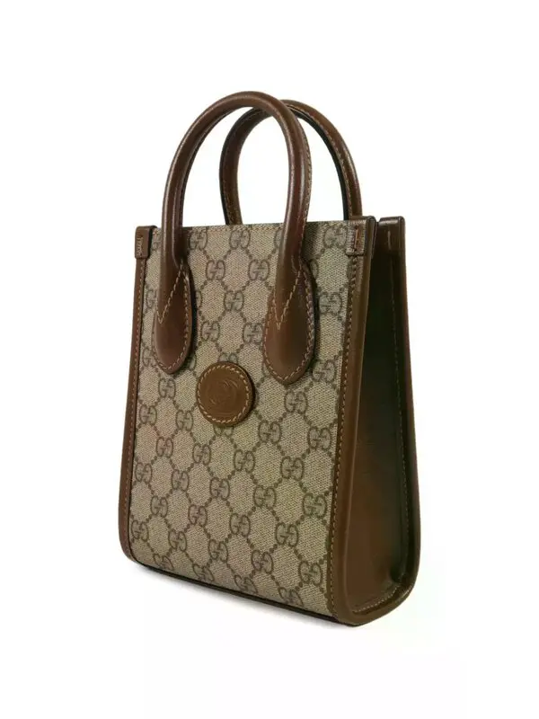 Gucci Gg Supreme Mini Tote Bag