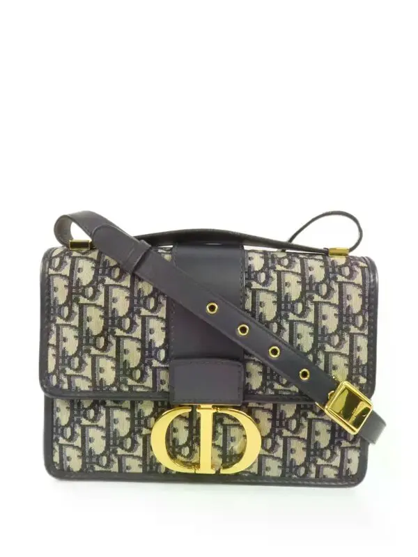 Dior 30 Montaigne Oblique Shoulder Bag - Blue