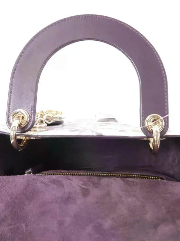 Dior Lady My Abcdior Tote Bag - White
