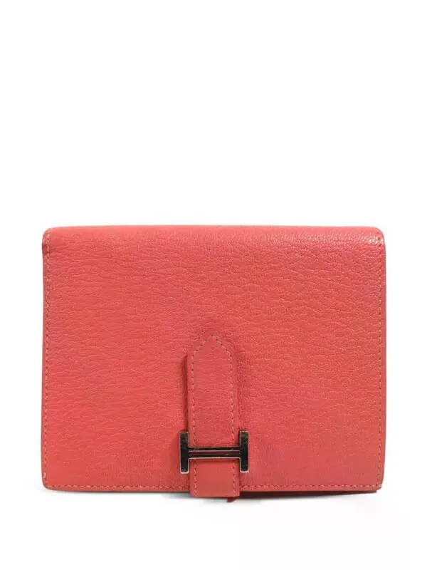 Hermès Bearn Compact Wallet - Pink
