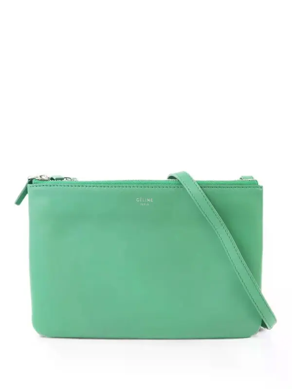Celine Trio Shoulder Bag - Green