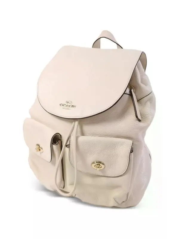 COACH VINTAGE Turn-lock Leather Backpack