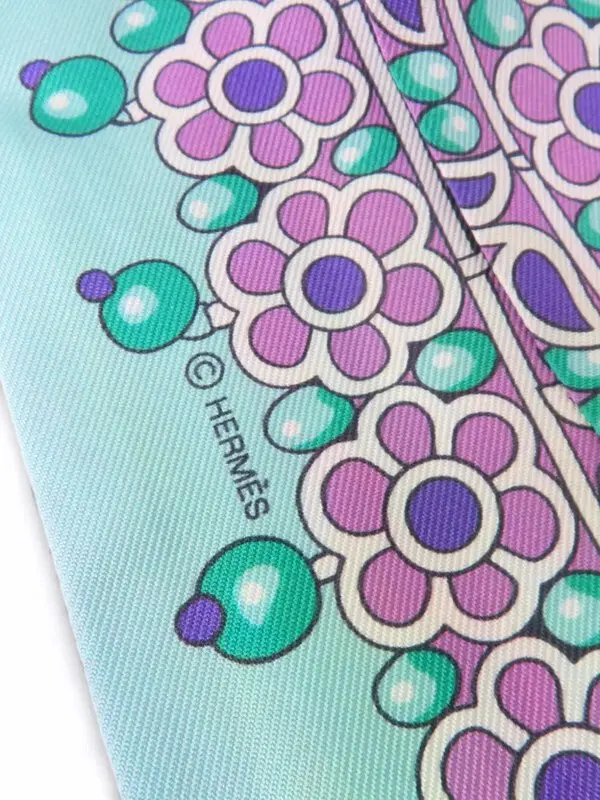 Hermès Silk Print Scarf