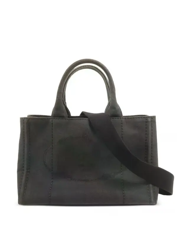 Prada Logo Print Tote Bag