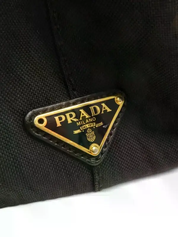 Prada Logo Print Tote Bag