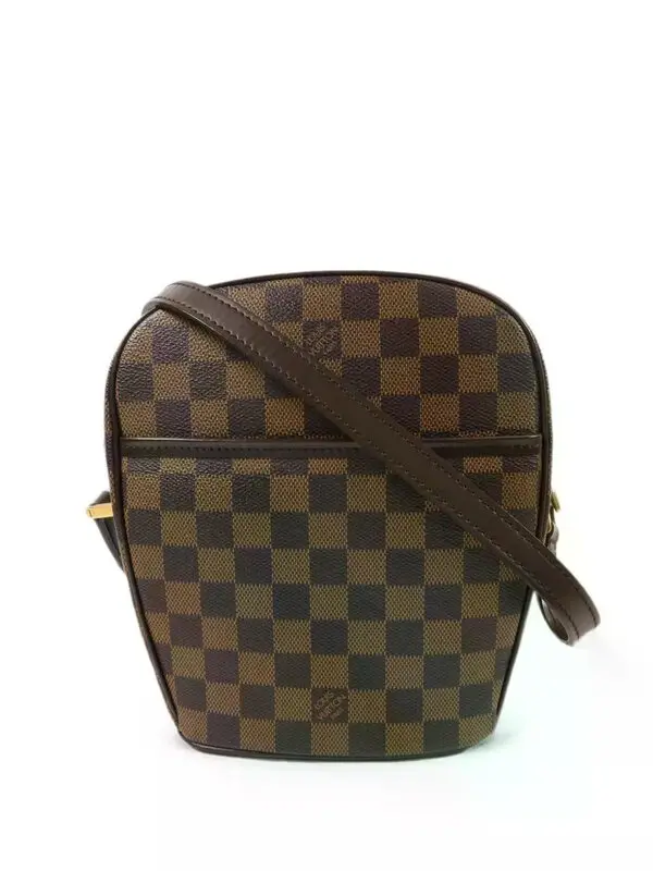LOUIS VUITTON Damier Ebène Ipanema Pm Shoulder Bag - Brown