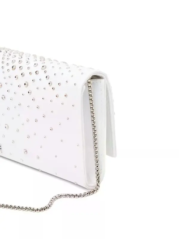 GEDEBE Crystal Embellished Lace Envelope Clutch Bag