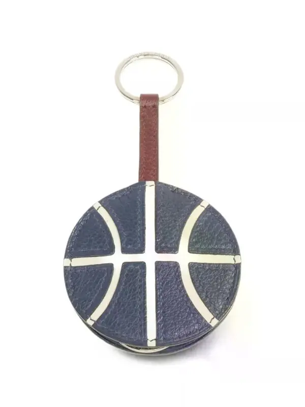 Hermès Evercolor Basketball Key Charm - Blue