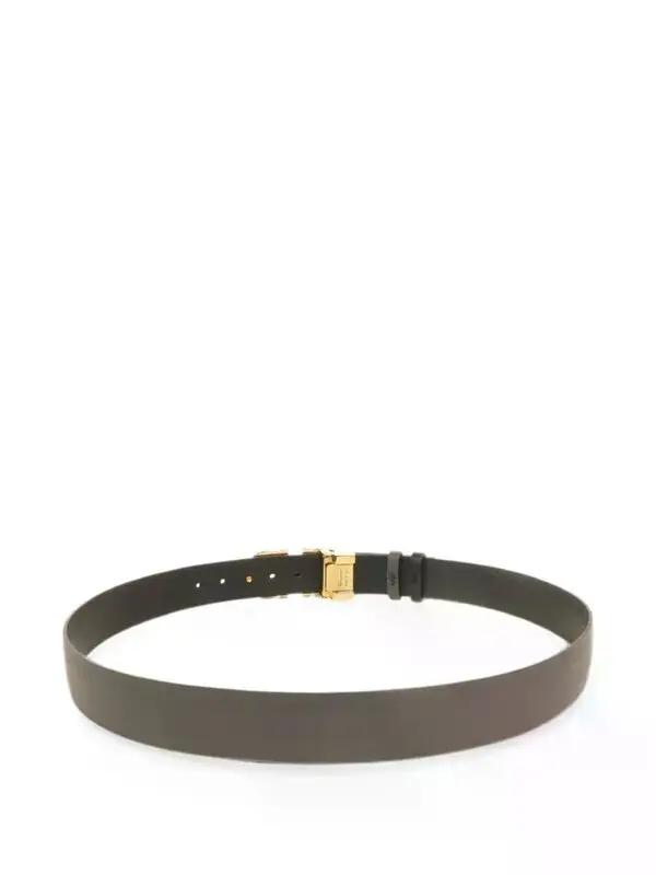 FERRAGAMO Reversible Gancini Belt - Black