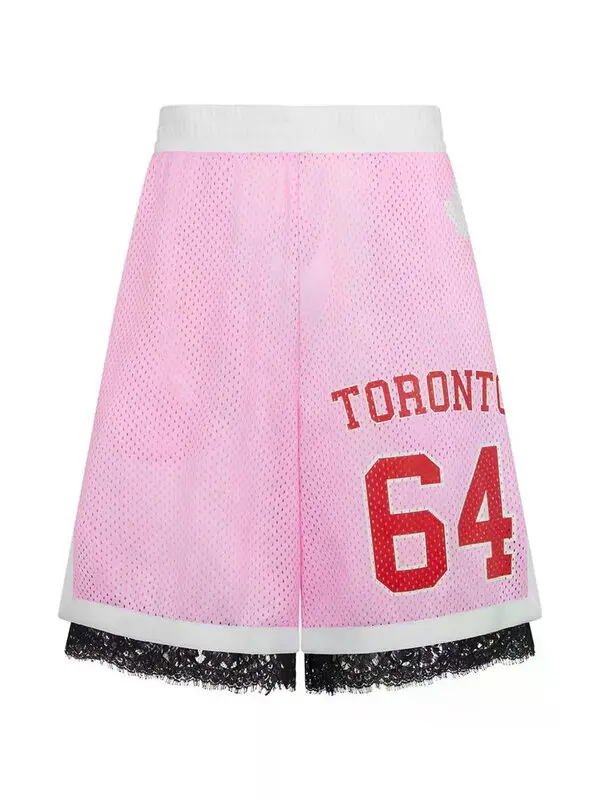 Dsquared2 Perforated Lace-trim Shorts