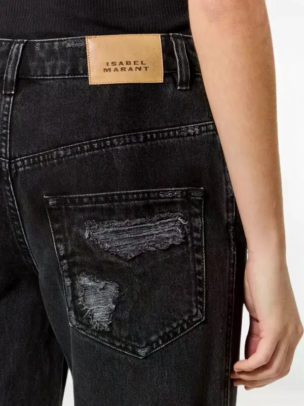 MARANT ETOILE Zeah Cotton Denim Jeans
