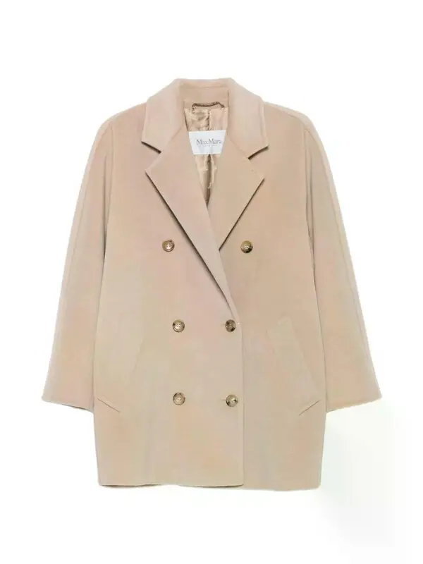 Max Mara Double-breasted Notched Lapel Coat