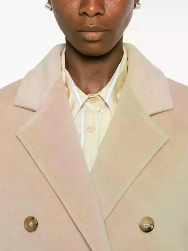 Max Mara Double-breasted Notched Lapel Coat