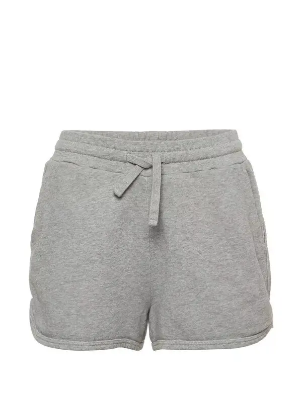 Red Valentino Lace Detail Drawstring Shorts - Grey