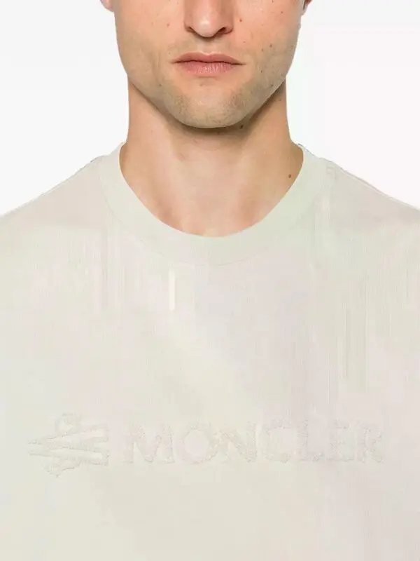Moncler Logo-embroidered T-shirt