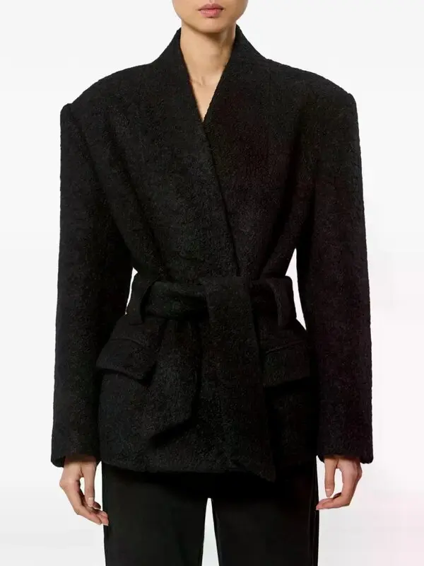 Isabel Marant Étoile Syndra Bouclé Jacket - Black
