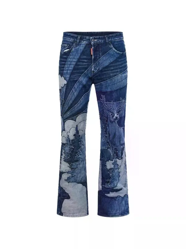 Dsquared2 Roadie Patchwork Jeans