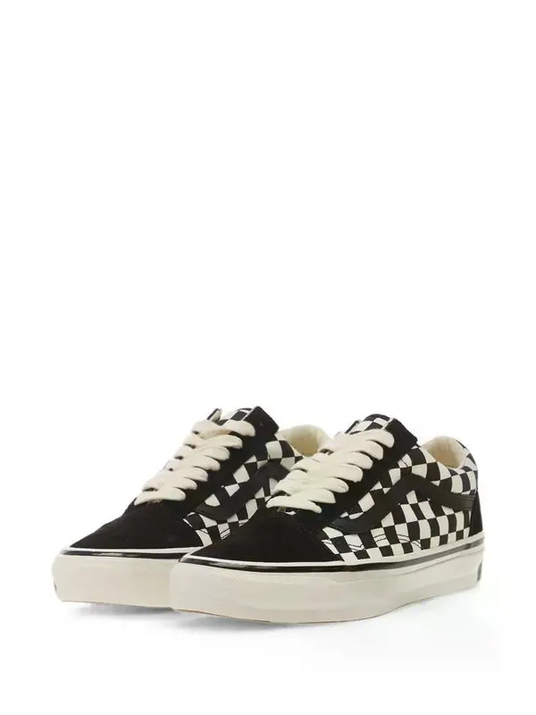 VANS Old Skool Checkerboard Sneakers - Black