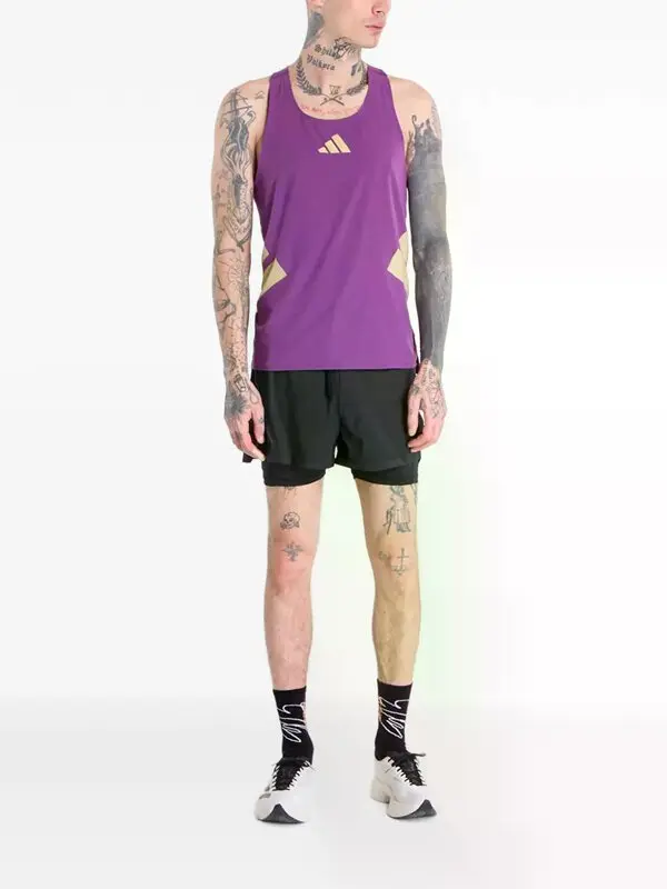 Adidas Adizero "road To Records" Racerback Tank Top