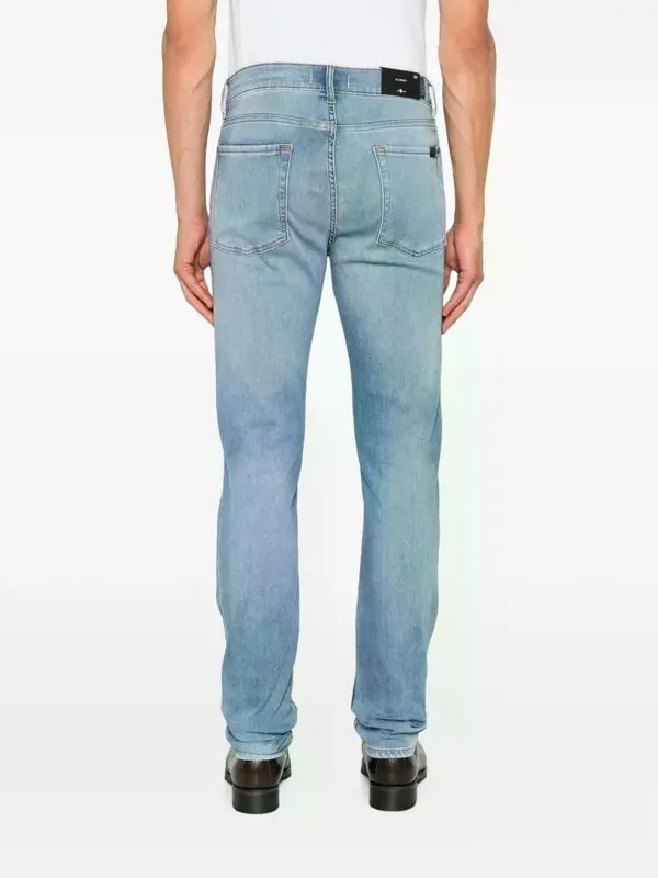 7 For All Mankind Faded Belt Loop Jeans