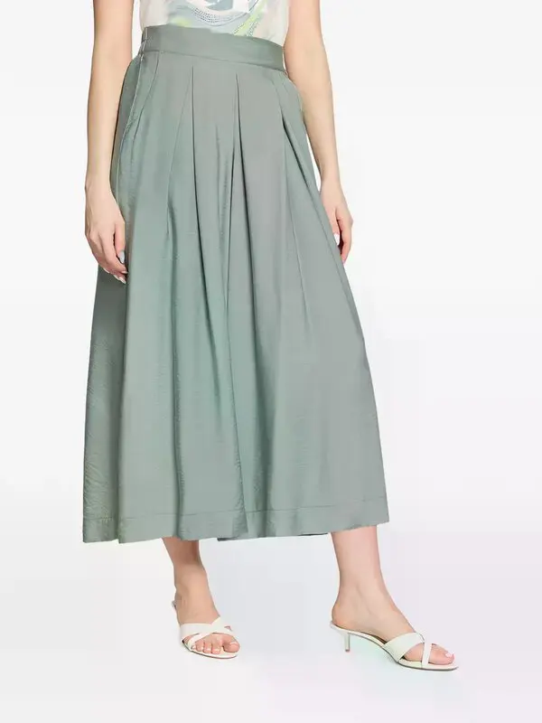 BETTY BARCLAY Pleated Wide-leg Trousers