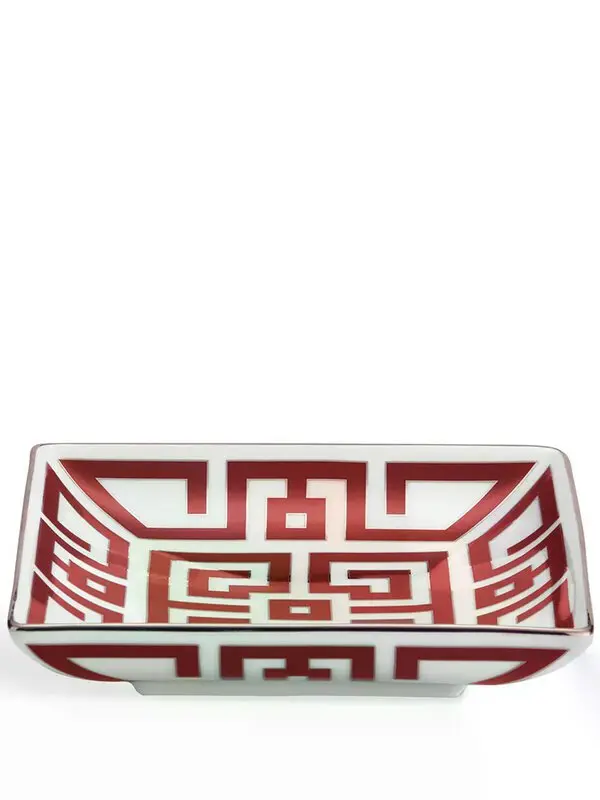 GINORI 1735 Labirinto Trinket Dish - Red