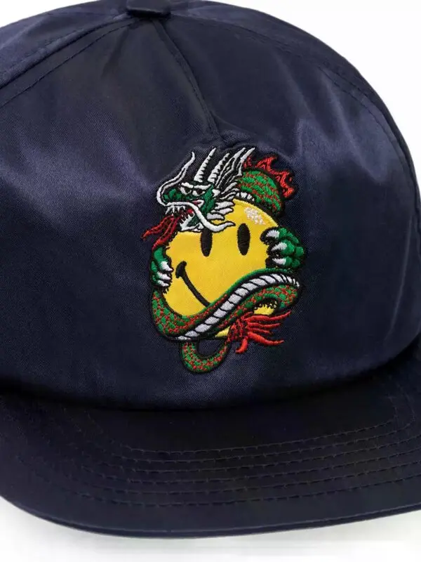 MARKET Smiley Dragon Embroidered Cap - Blue