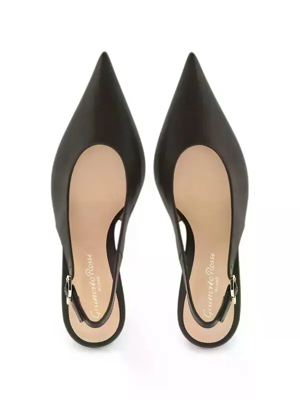 GIANVITO ROSSI Sofia Sling 70 Pumps - Brown