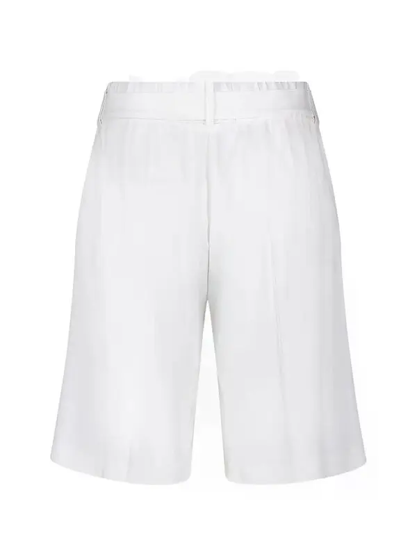 BETTY BARCLAY Belted Pleated Shorts