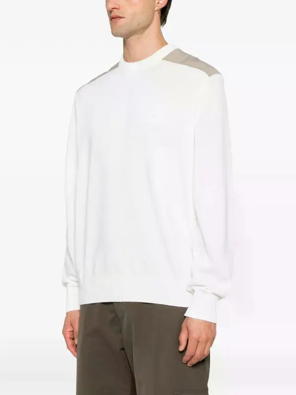 Paul & Shark Contrast Panel Crew Neck Sweater