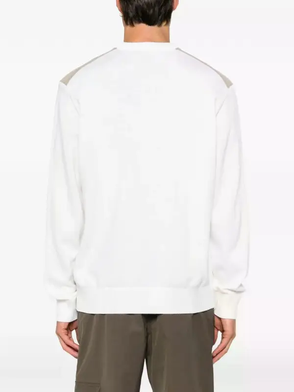 Paul & Shark Contrast Panel Crew Neck Sweater