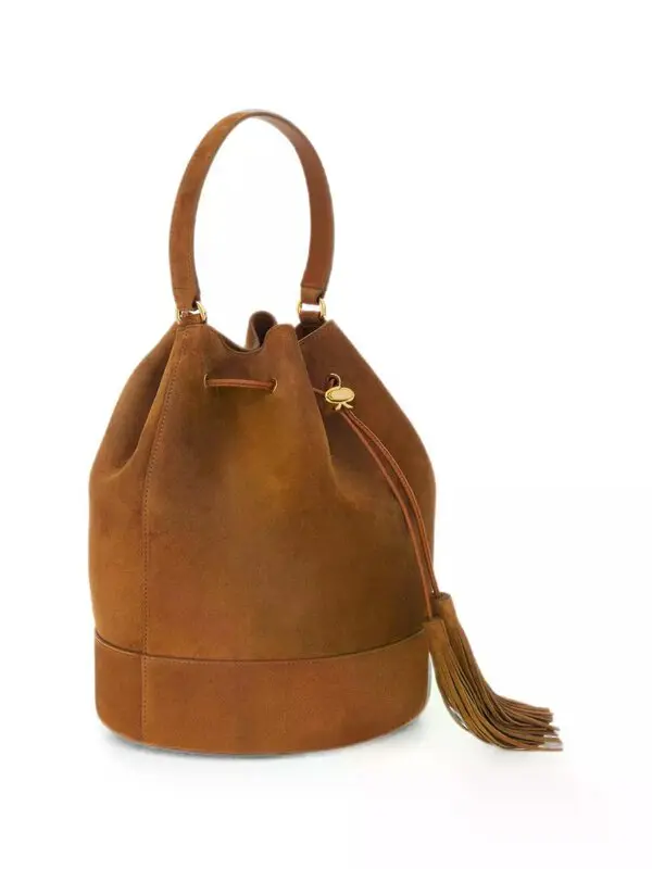 GIANVITO ROSSI Sienna 22 Suede Bucket Bag - Brown