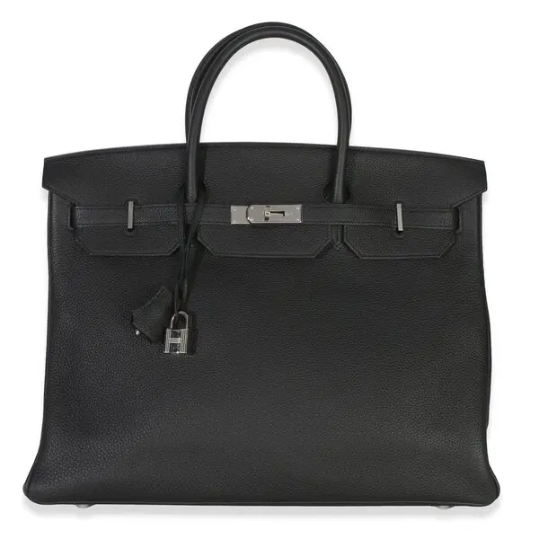 Hermès Togo Birkin 40 Handbag - Black
