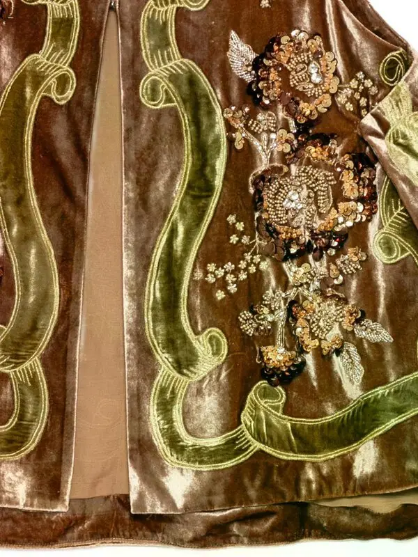 Biyan Sequin-embellished Velvet Waistcoat