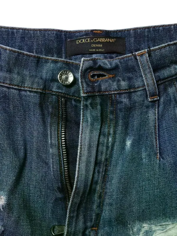 Dolce & Gabbana Knee-length Denim Shorts