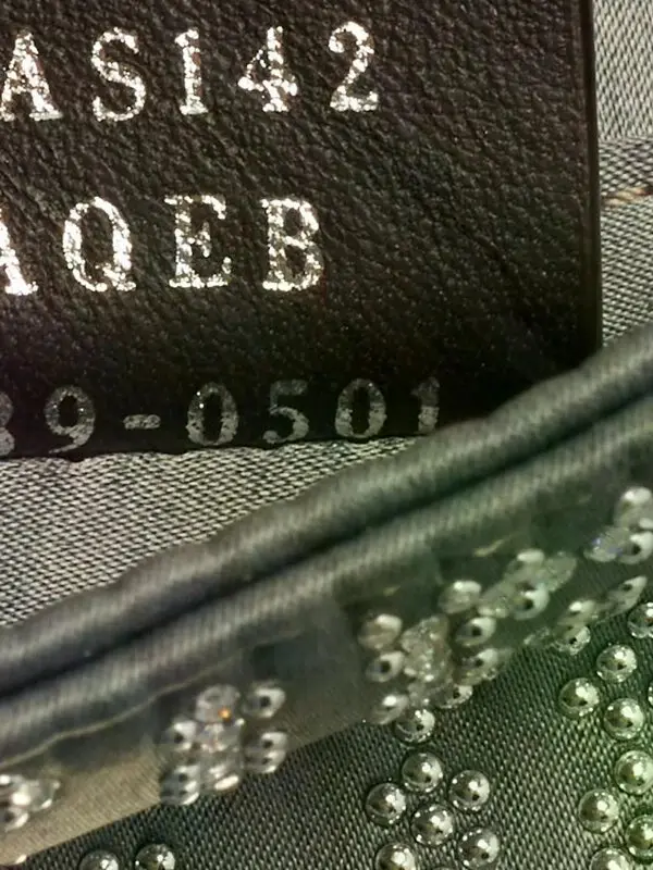Fendi Zucca Crystal Embellished Cross Body Bag
