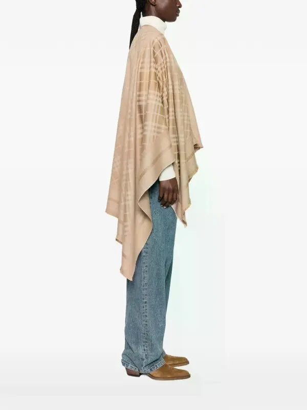 Burberry Check-pattern Cape