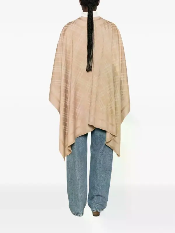 Burberry Check-pattern Cape