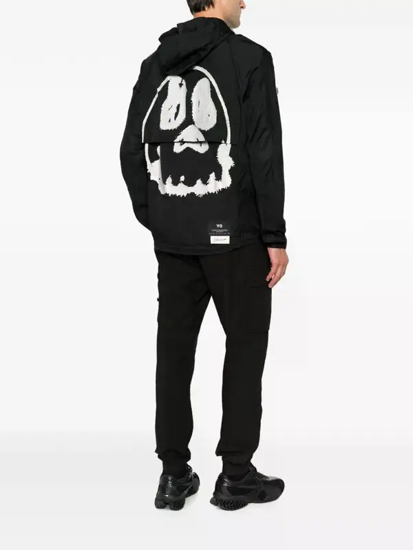 Y3 Graphic Print Hooded Jacket