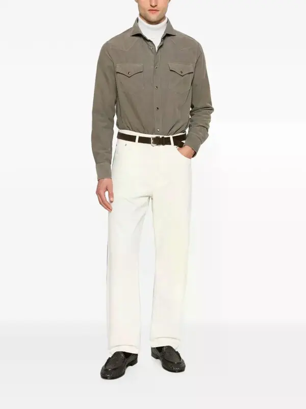 Brunello Cucinelli Corduroy Western-style Shirt