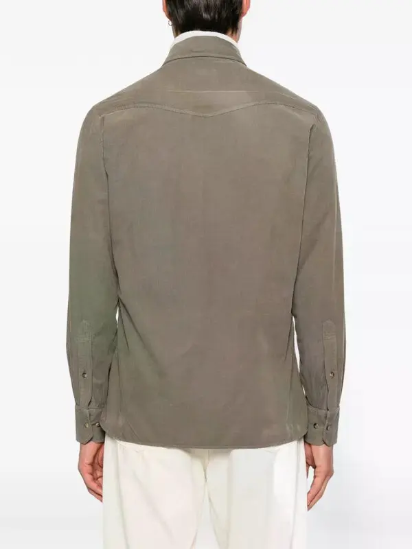 Brunello Cucinelli Corduroy Western-style Shirt