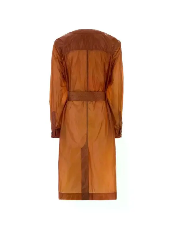 Saint Laurent Belted Button-down Midi Dress