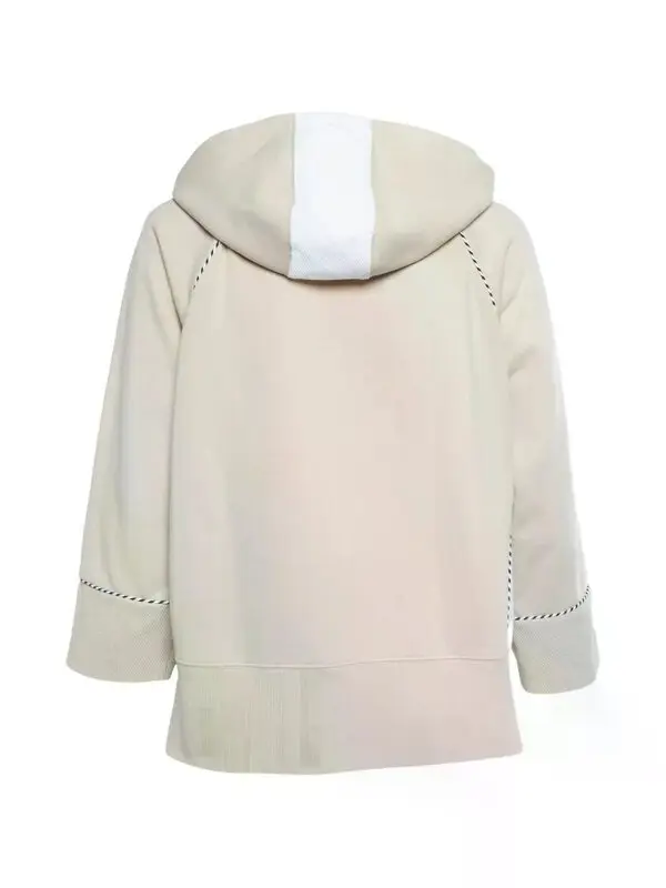 424 Bogner Logo Embroidered Zip-up Hoodie